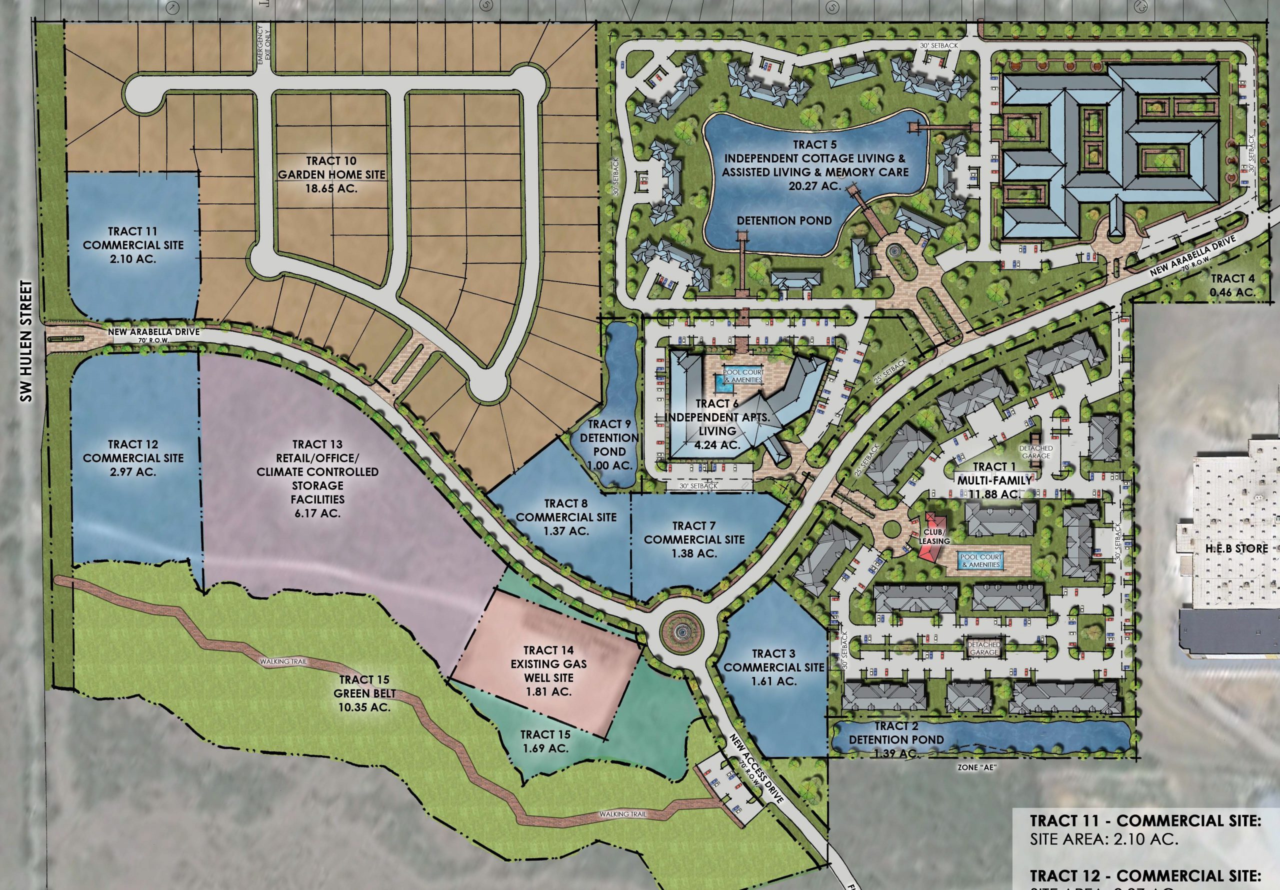 Arabella at Burleson Master Planned Development - Barron Stark Engineers